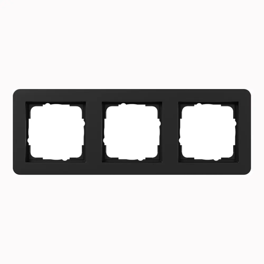 GIRA 0213153 cover frame E1 3-fold | matt black buy online at Voltus ...